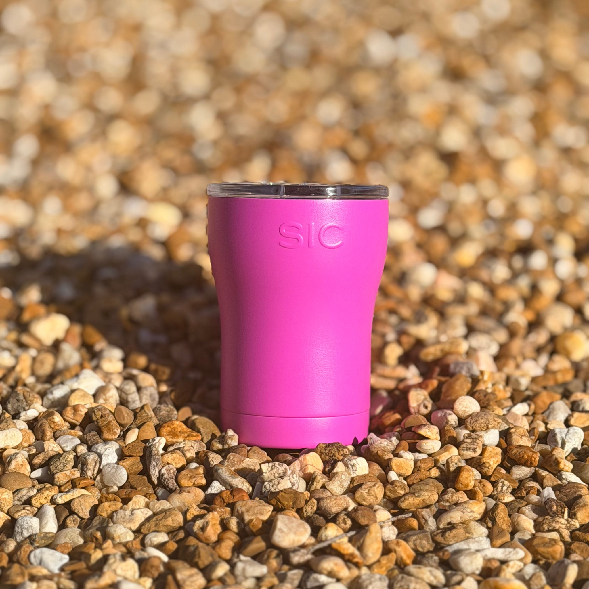 Shop Now - Stylish Pink Fusion 12 oz. Tumbler | SIC Cups